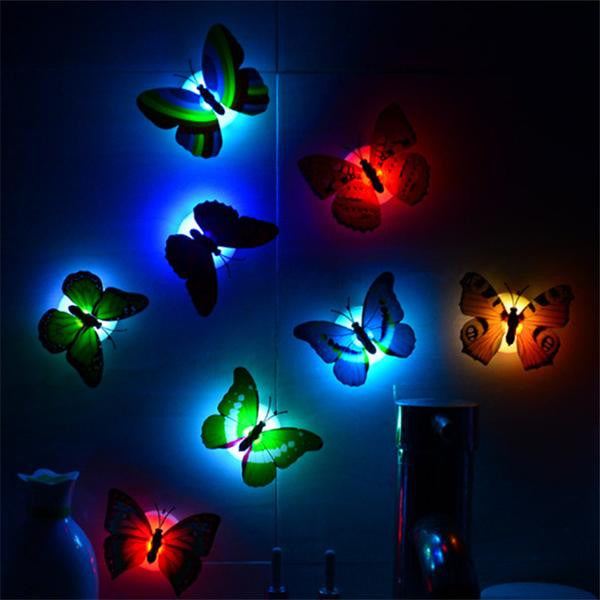 LED 3D Butterfly Stickers – Go Bazaaro